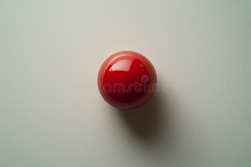 Minimalistic Overhead View of a Bright Red Blood Drop Isolated on a ...