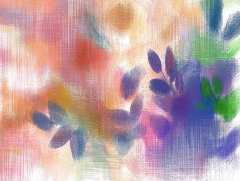 Minimalistic Pastel Flora Design with Soft Texture for Modern Decor ...