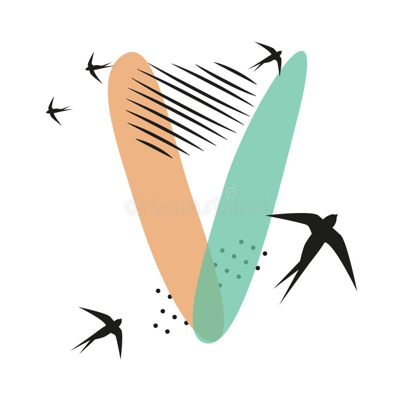 V Bird Line Sketch Stock Illustrations – 14 V Bird Line Sketch Stock ...