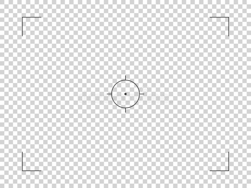 Camera Viewfinder Overlay Transparent Background Stock Illustrations ...