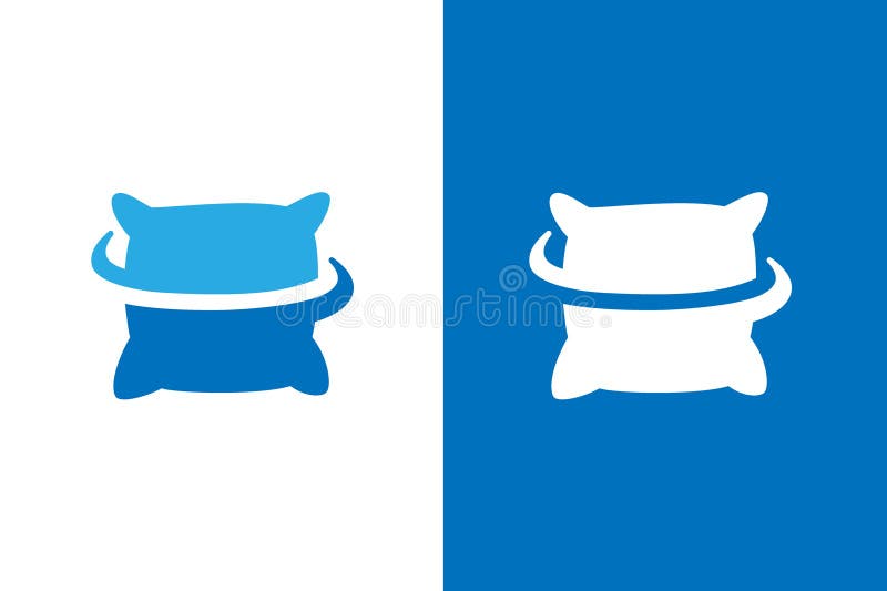 Minimalistic Pillow Logo. Comfortable Pillow Logotype Design Template ...