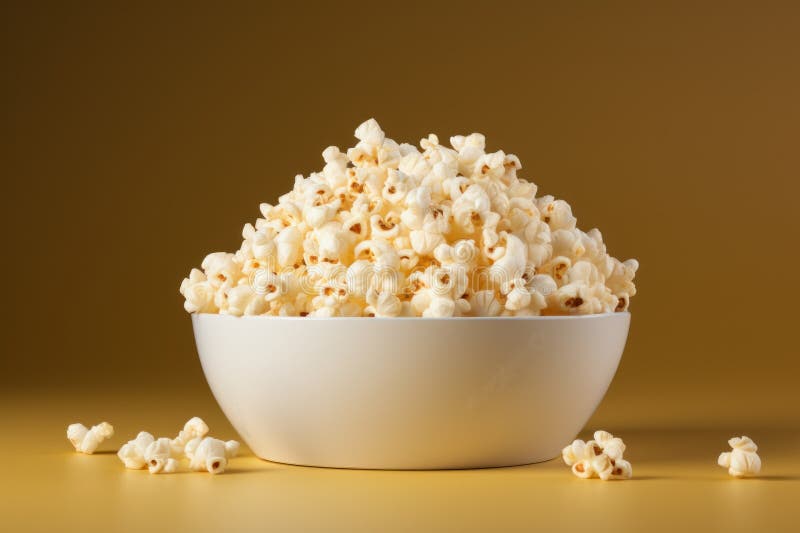 Minimalistic Popcorn. AI Generated Stock Illustration - Illustration of ...