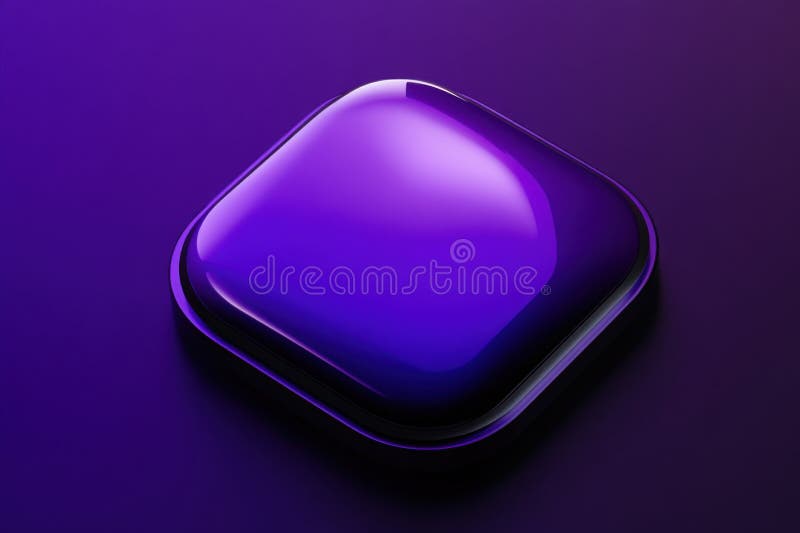 Minimalistic Purple Toggle Button Design for User Interface Elements ...