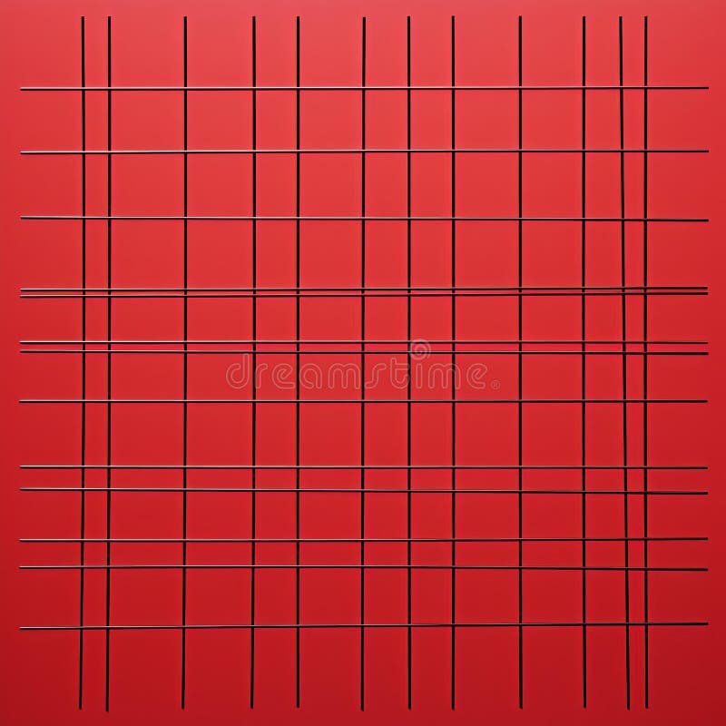 Minimalistic Red Grid Pattern on Striking Background Design Stock ...