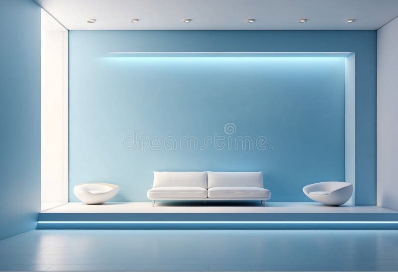 A Minimalistic Room with an Empty Wall, Providing a Versatile Backdrop ...