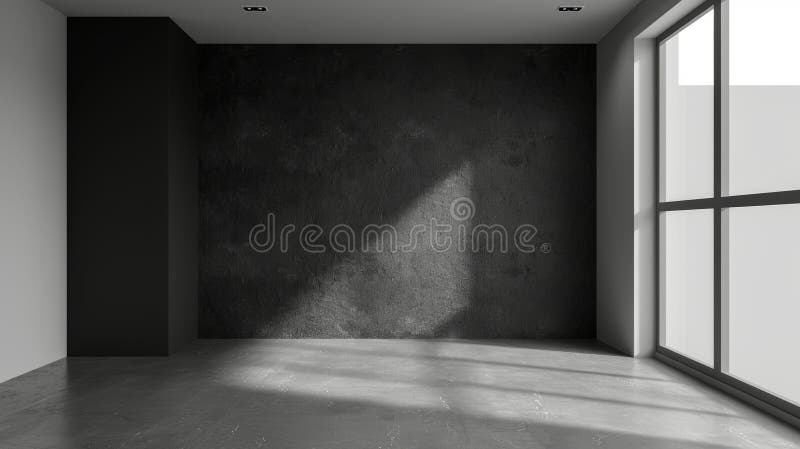 Minimalistic Room Interior with Empty Wall, Simple and Cool Design for ...