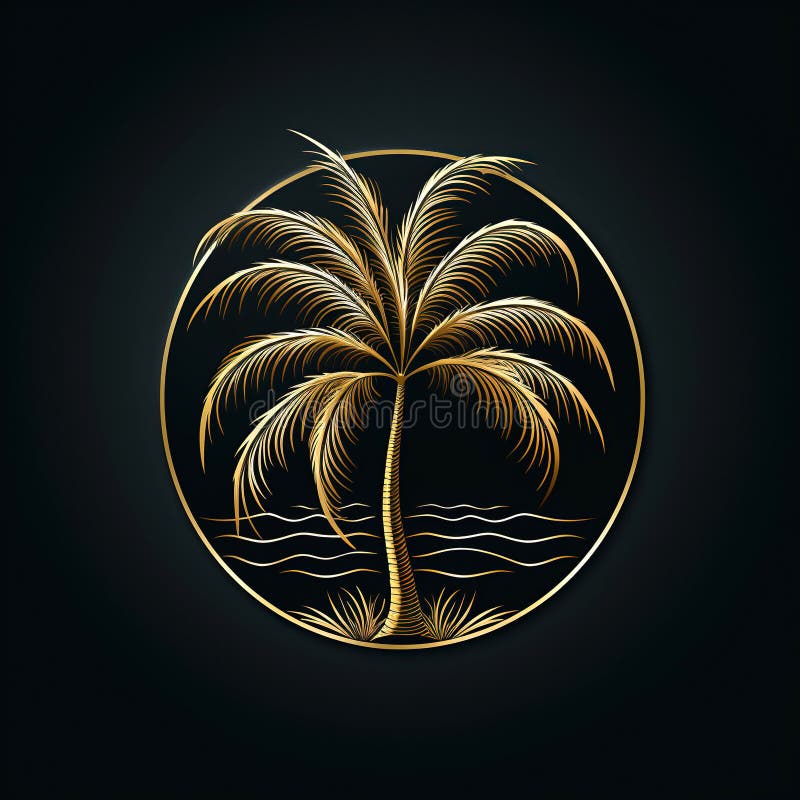 Golden Palm Logo