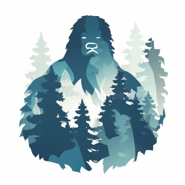 Sasquatch Pattern Stock Illustrations – 118 Sasquatch Pattern Stock ...