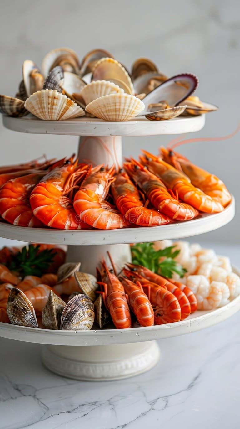 Assorted Shellfish Stock Illustrations – 237 Assorted Shellfish Stock ...