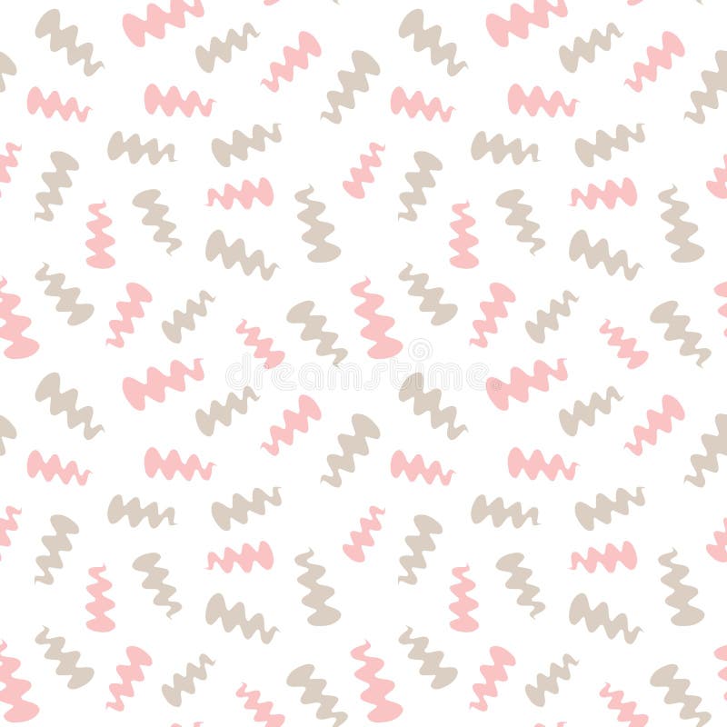 Minimalistic Seamless Pattern. Simple Organic Shape Stock Vector ...