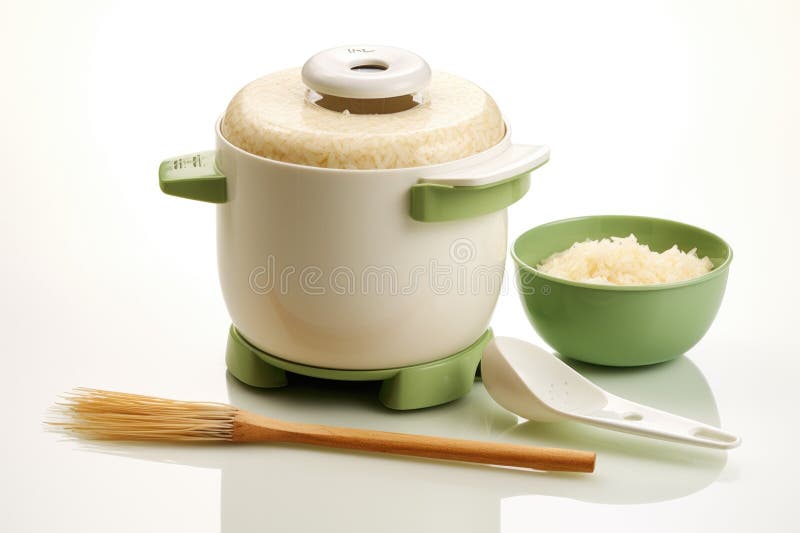 Minimalistic Setup of Rice Cooker on Table Stock Image - Image of ...