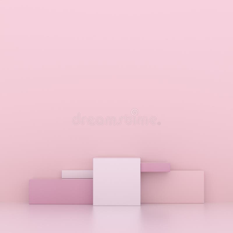 Minimalistic Showcase with Empty Space. Design for Product Presentation ...