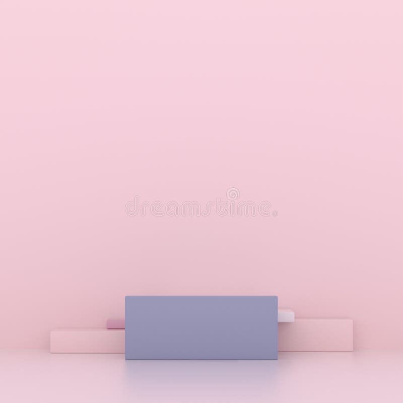 Minimalistic Showcase with Empty Space. Design for Product Presentation ...