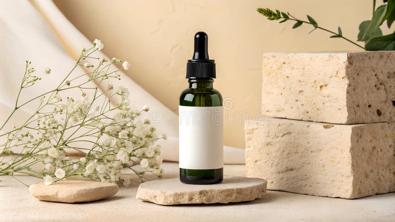 Minimalistic Skincare Packaging with Natural Elements for Modern ...