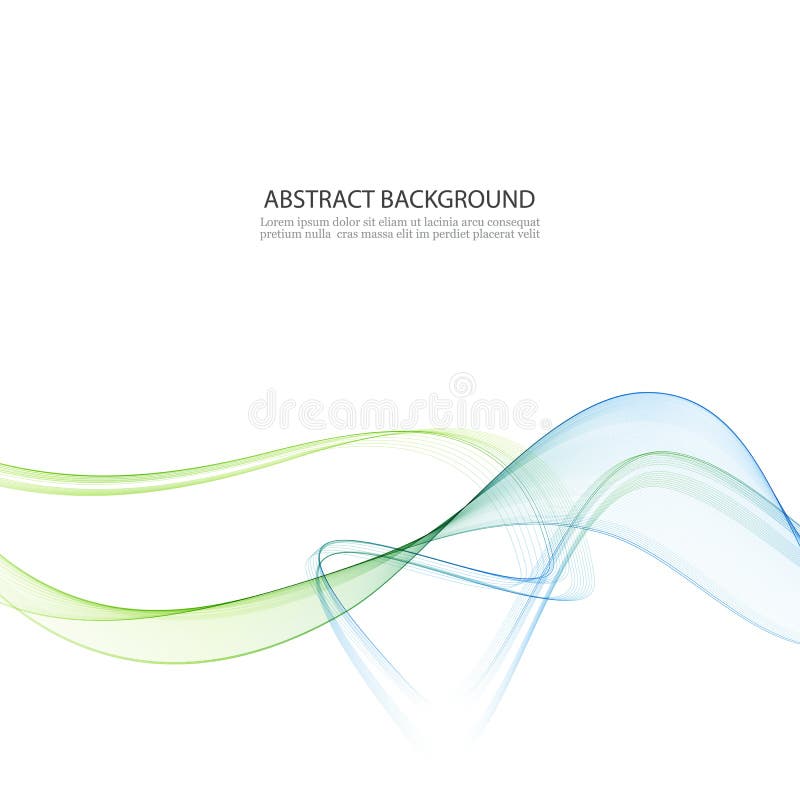 Minimalistic Soft Light Abstract Swoosh Wave Border Layout. Vector ...
