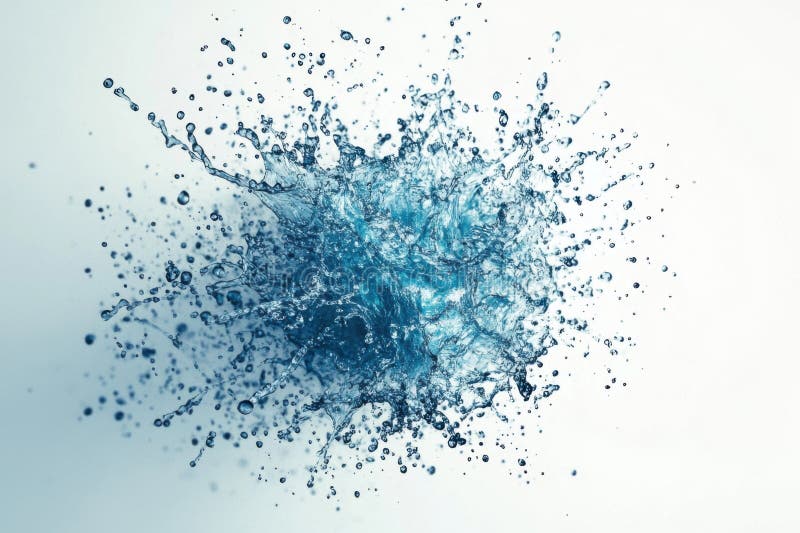 Minimalistic Splash of Water Design for Creative Use in Modern Projects ...