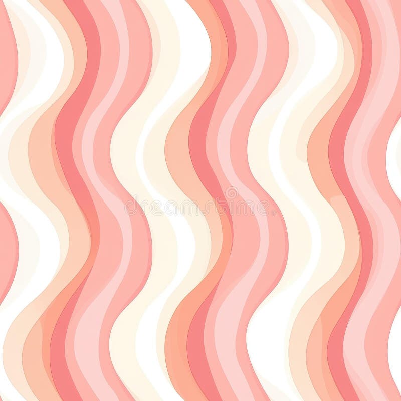 Minimalistic Square Wave Patterns with a Touch of Peach Create a ...