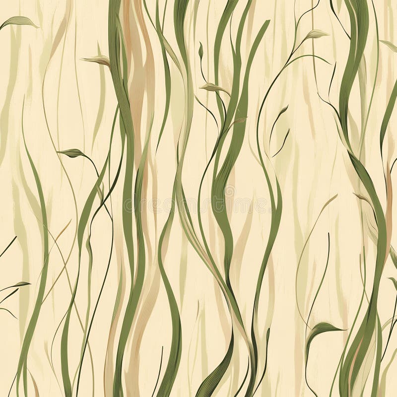 A Minimalistic and Stylized Pattern of Thin Blades of Grass Stock ...