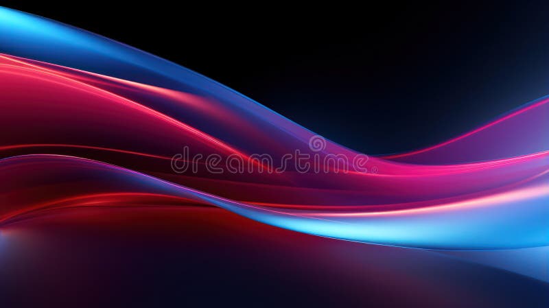 Minimalistic Superb Clean Abstract Neon Background AI Generated Stock ...