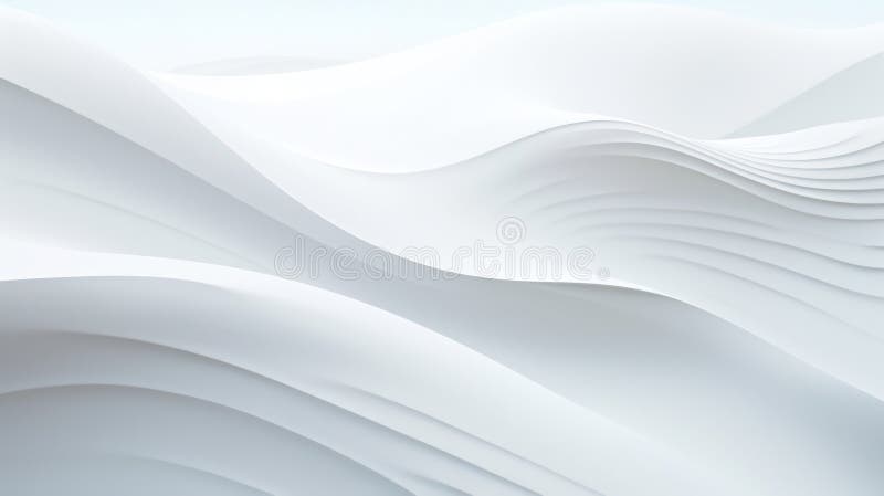Minimalistic Superb Clean Abstract Waves AI Generated Stock ...