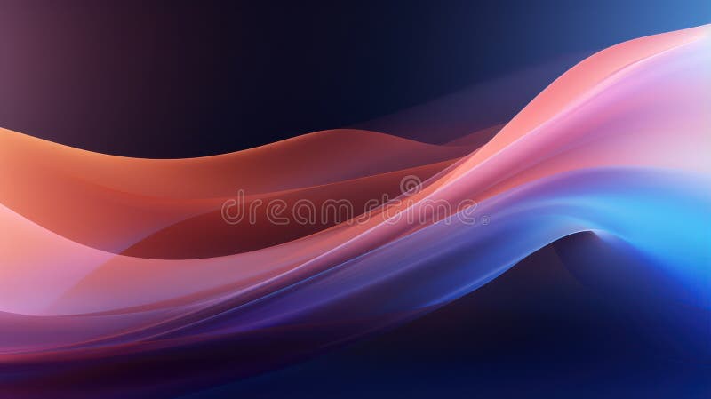 Minimalistic Superb Clean Abstract Wavy Lines Background AI Generated ...