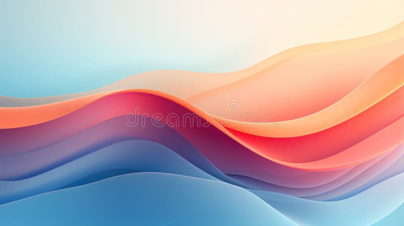 Minimalistic Superb Clean Abstract Wavy Lines Background AI Generated ...