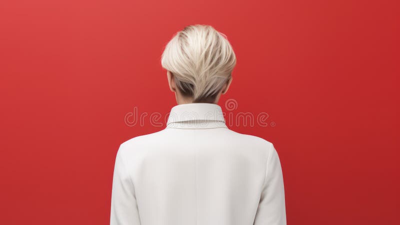 Minimalistic Superb Clean Backside Portrait of a Model AI Generated ...