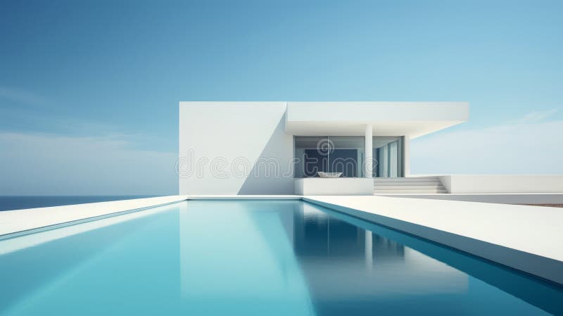 Minimalistic Superb Clean Design AI Generated Stock Illustration ...
