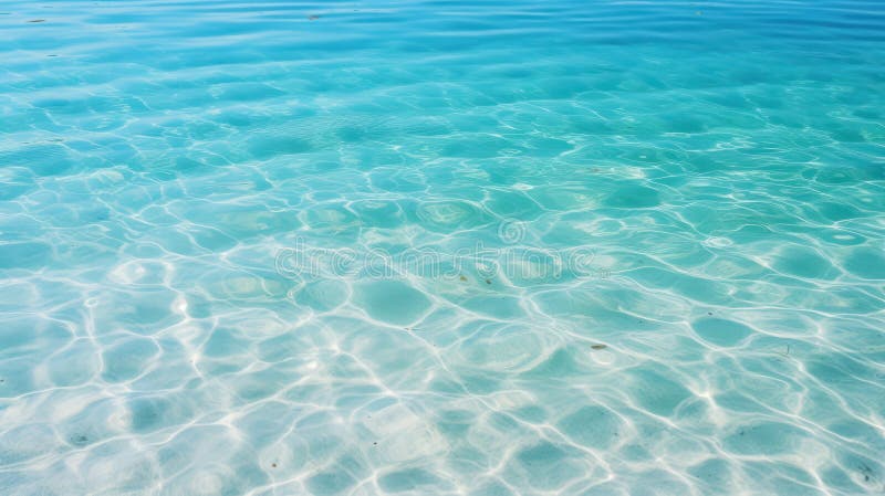 Minimalistic Superb Clean Image of Clear Shallow Sea Water Texture AI ...