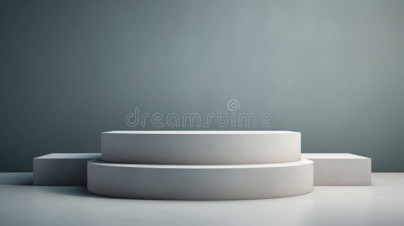 Minimalistic Superb Clean Podium Platform AI Generated Stock ...