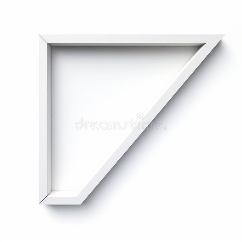 Minimalistic Three-dimensional Frame with Sharp Angles Stock ...