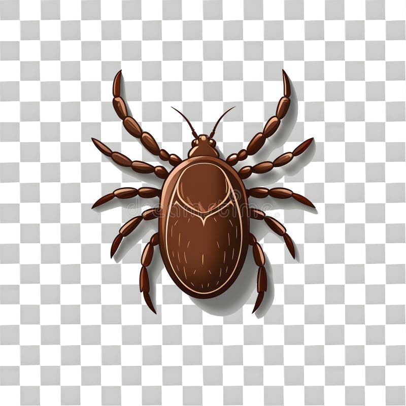 Minimalistic Tick Vector Illustration with Detailed Texture Stock ...