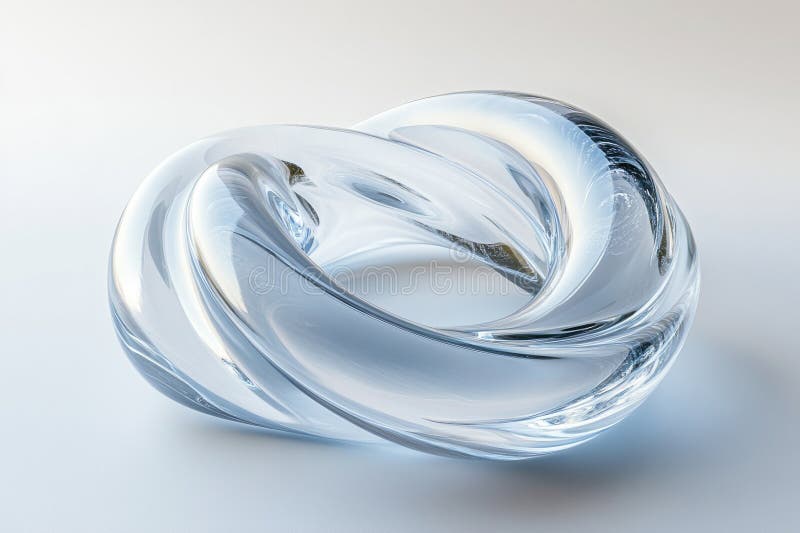 Minimalistic Twisting Water Spiral Design with Topaz Textures Stock ...