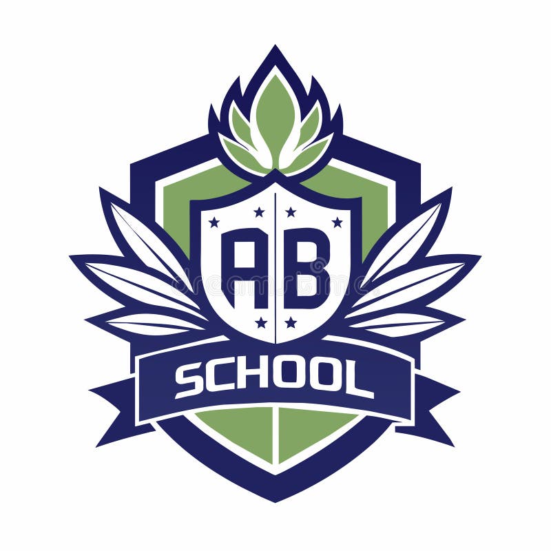 Minimalistic Typography Logo Design for the AB School, Text-based ...