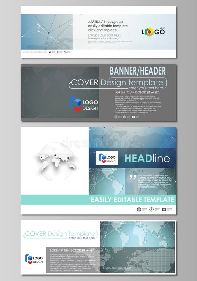 The Minimalistic Vector Illustration of the Editable Layout of Social ...