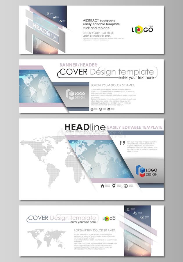 The Minimalistic Vector Illustration of Editable Layout of Social Media ...