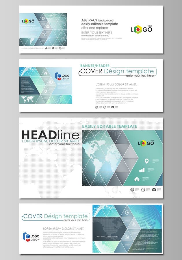 The Minimalistic Vector Illustration of Editable Layout of Social Media ...