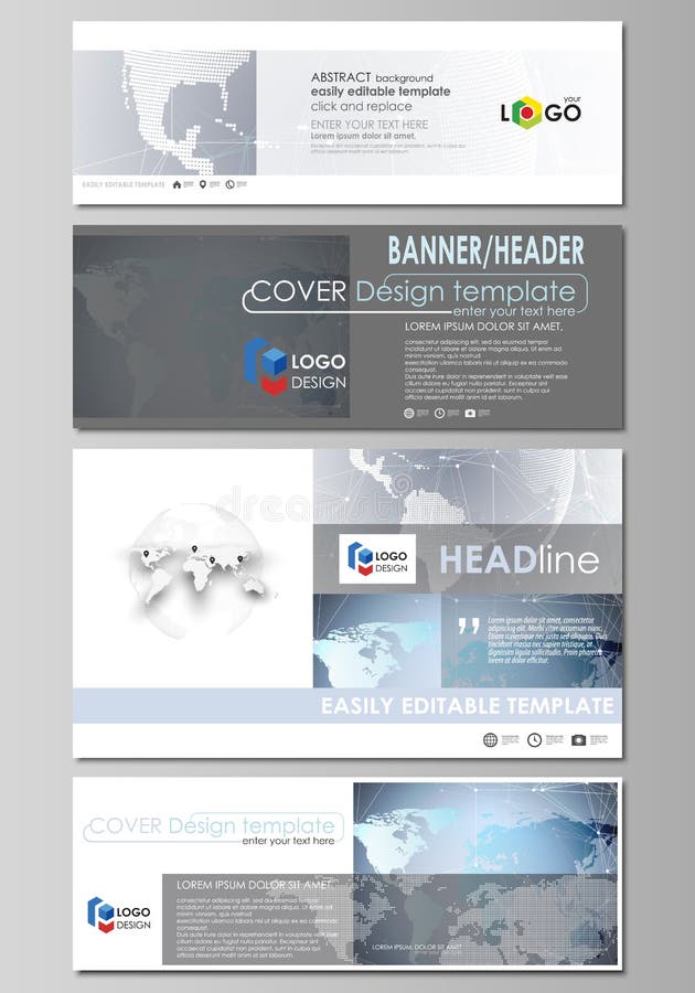 The Minimalistic Vector Illustration of the Editable Layout of Social ...