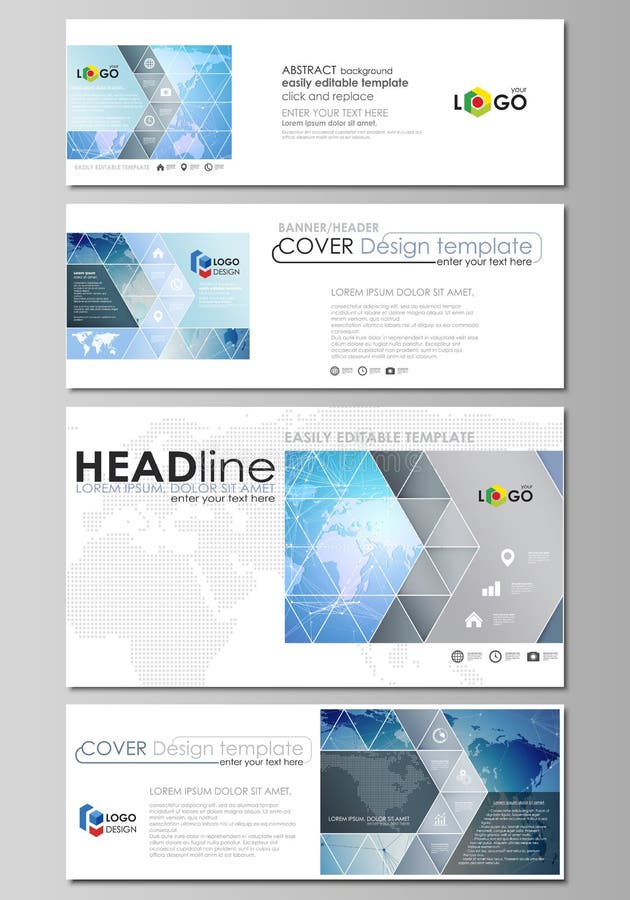 The Minimalistic Vector Illustration of Editable Layout of Social Media ...