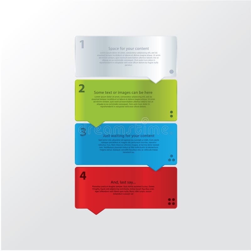 Minimalistic Vector Template. Modern Design Vector Labels Stock Vector ...