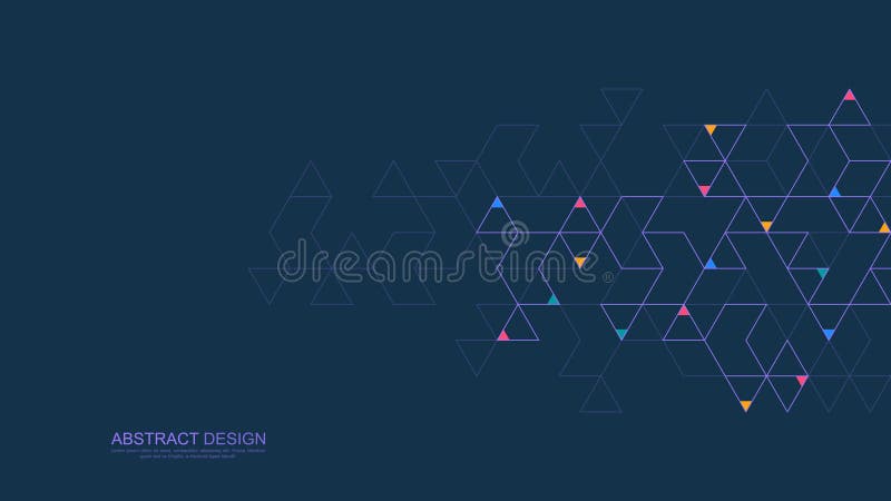Minimalistic Vector Texture with Triangles Pattern. Creative Idea of Modern Design with Abstract ...