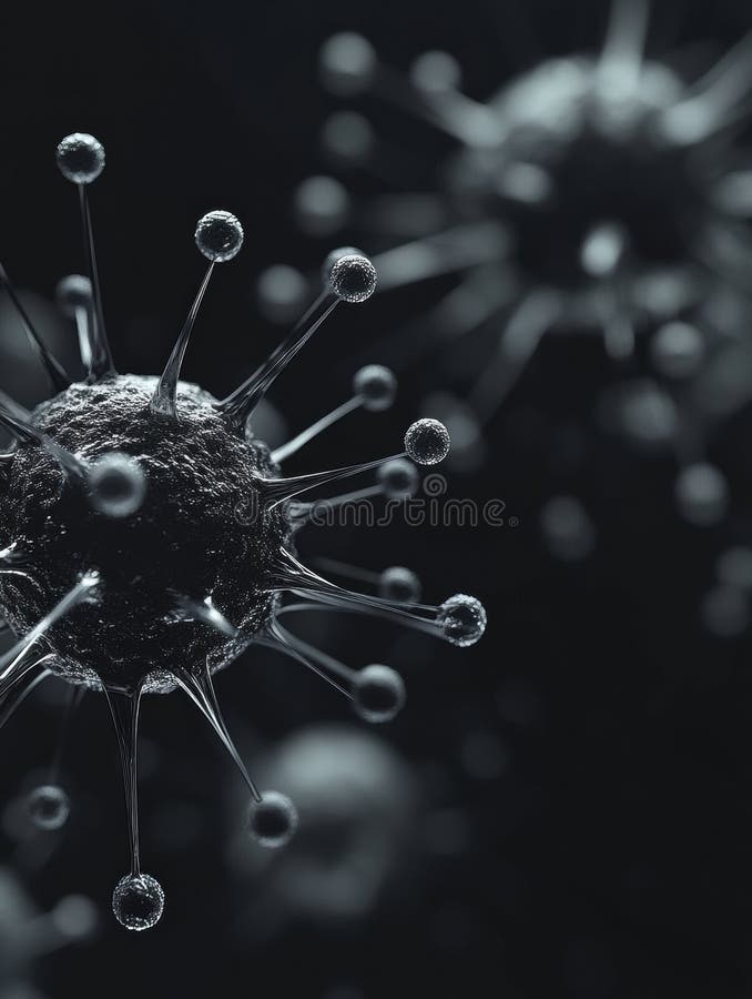 Detailed Graphical Representation of a Virus Highlighting Structural ...