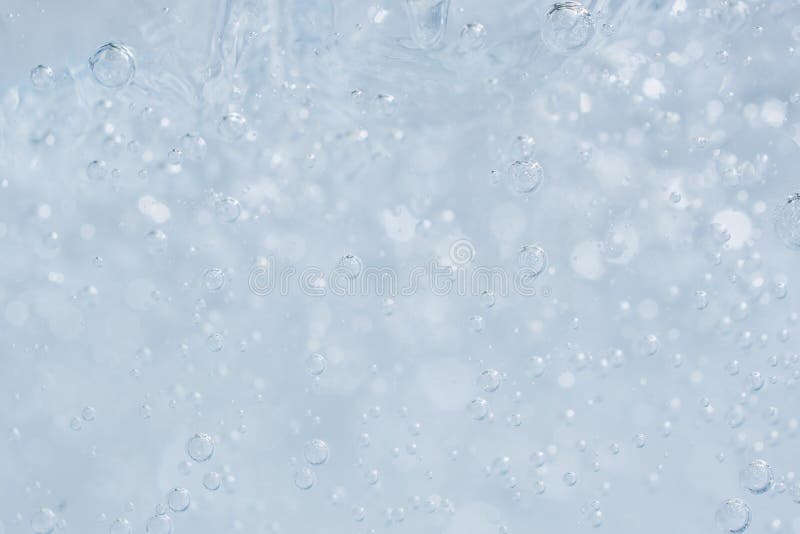 Minimalistic Water Background with Bubbles. Stock Photo - Image of ...
