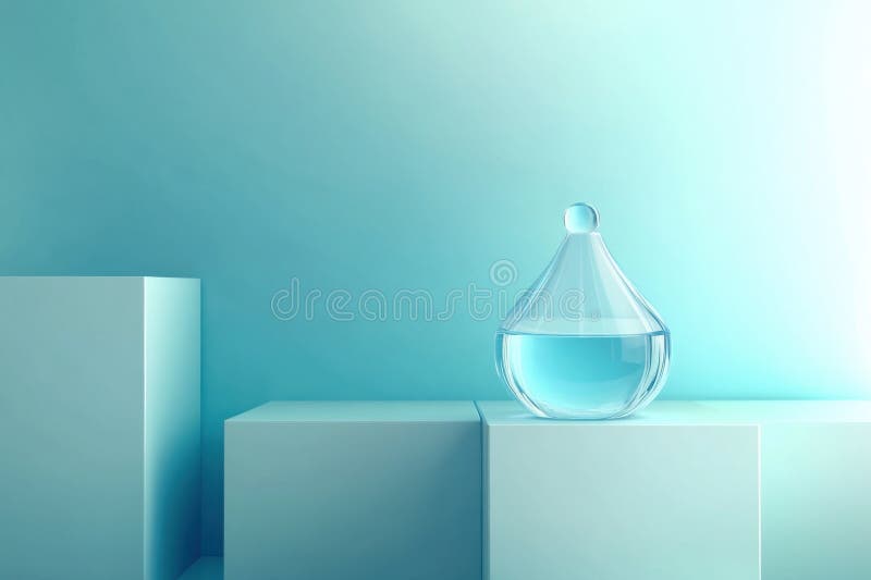 Minimalistic Water Drop on Cubes Concept Design for Modern Interiors ...