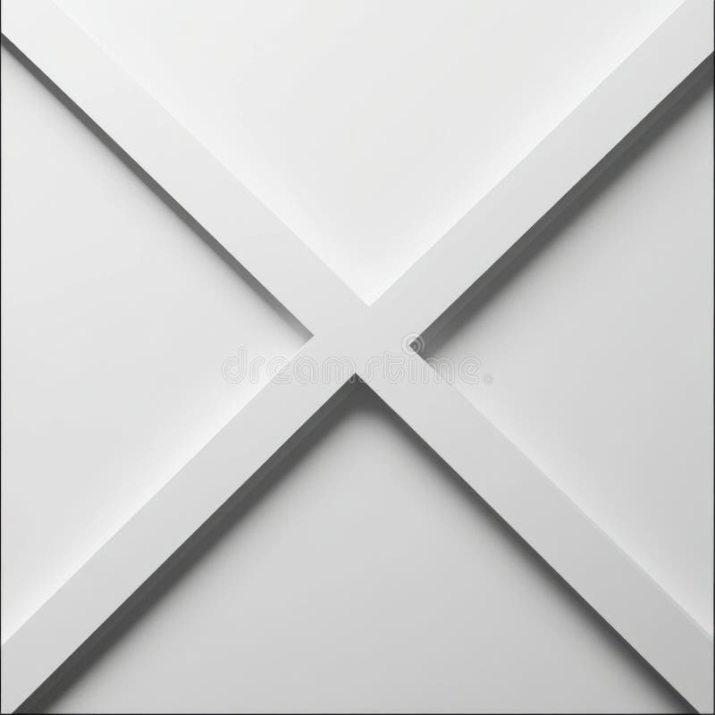 Minimalistic White Abstract Pattern with Diagonal Lines and Shapes ...