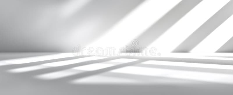 Minimalistic White Background with Subtle Shadows and Highlights Stock ...