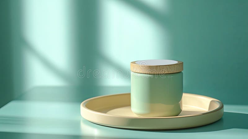 Minimalistic White Cup on Plate for Tea or Coffee Stock Image - Image ...