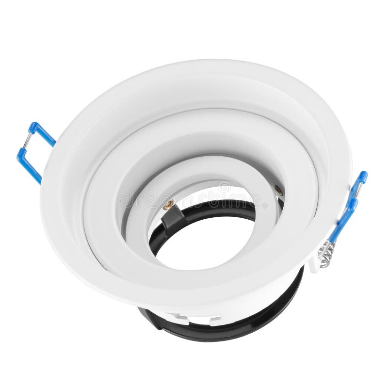 Minimalistic LED Lamp Shade, without the Bulb Isolated on White ...