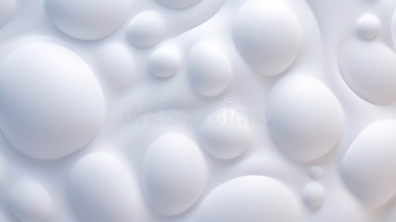 Minimalistic White Soap Foam Bubbles Texture Background AI Generated ...