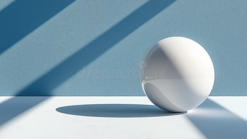 Clean Lines Minimalistic Design Shadows Cast Light Background Stock ...